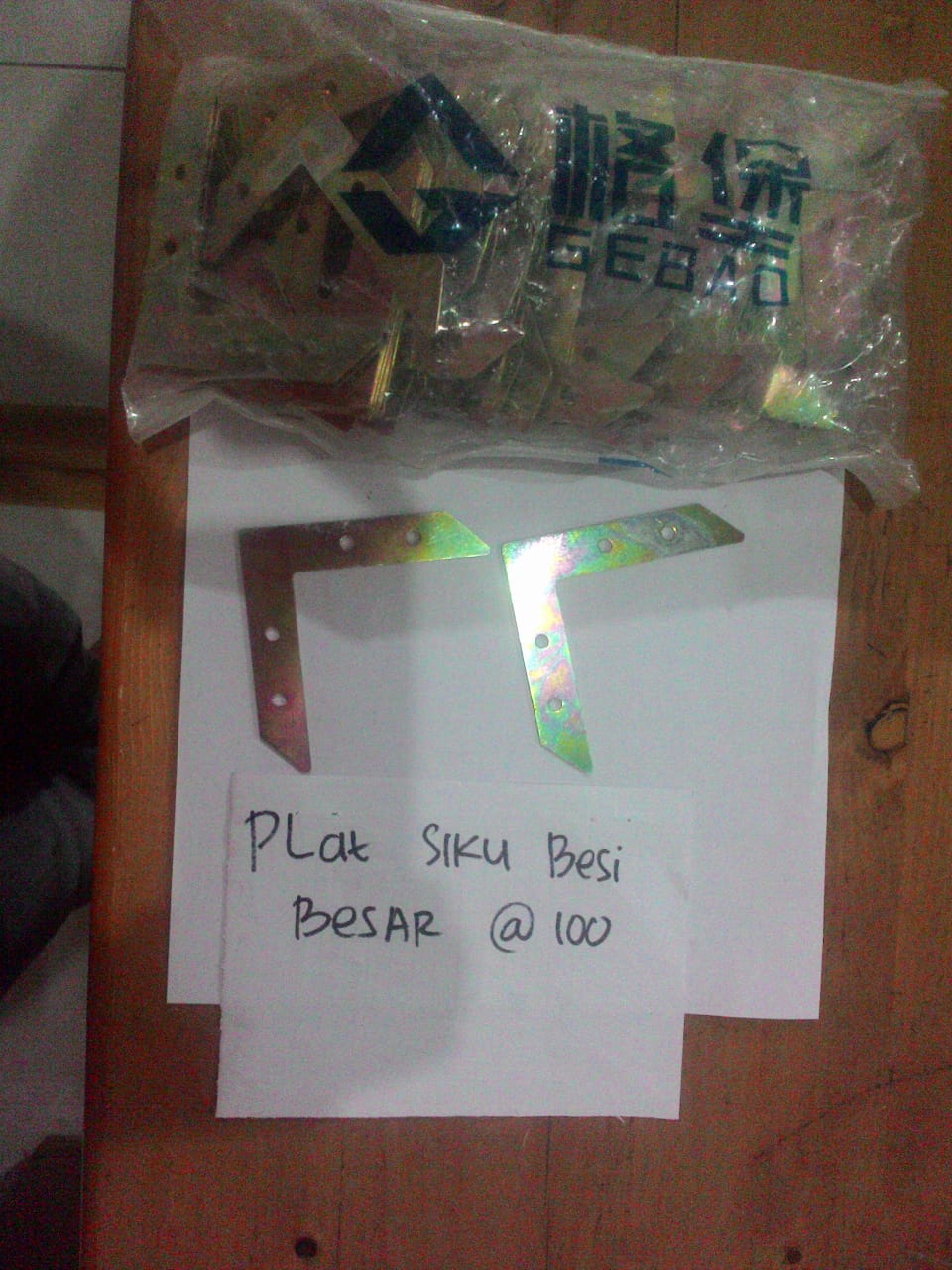 Plat Siku Besi Bingkai - NJP Frame
