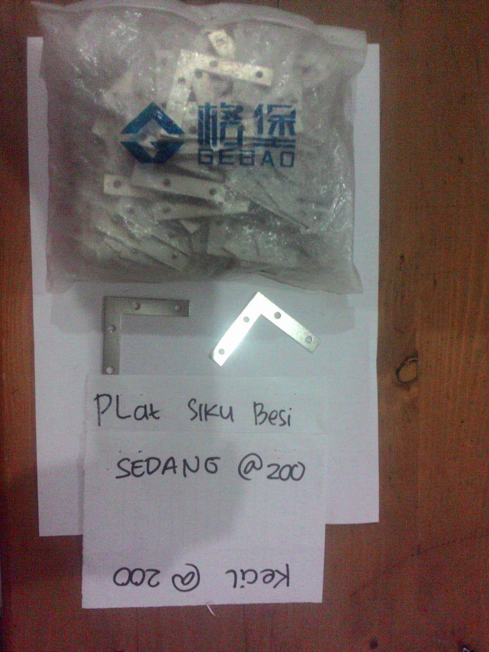 Plat Siku Besi Bingkai - NJP Frame